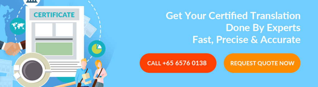 Certified Document Translation Professional Services in Singapore | ISO ...